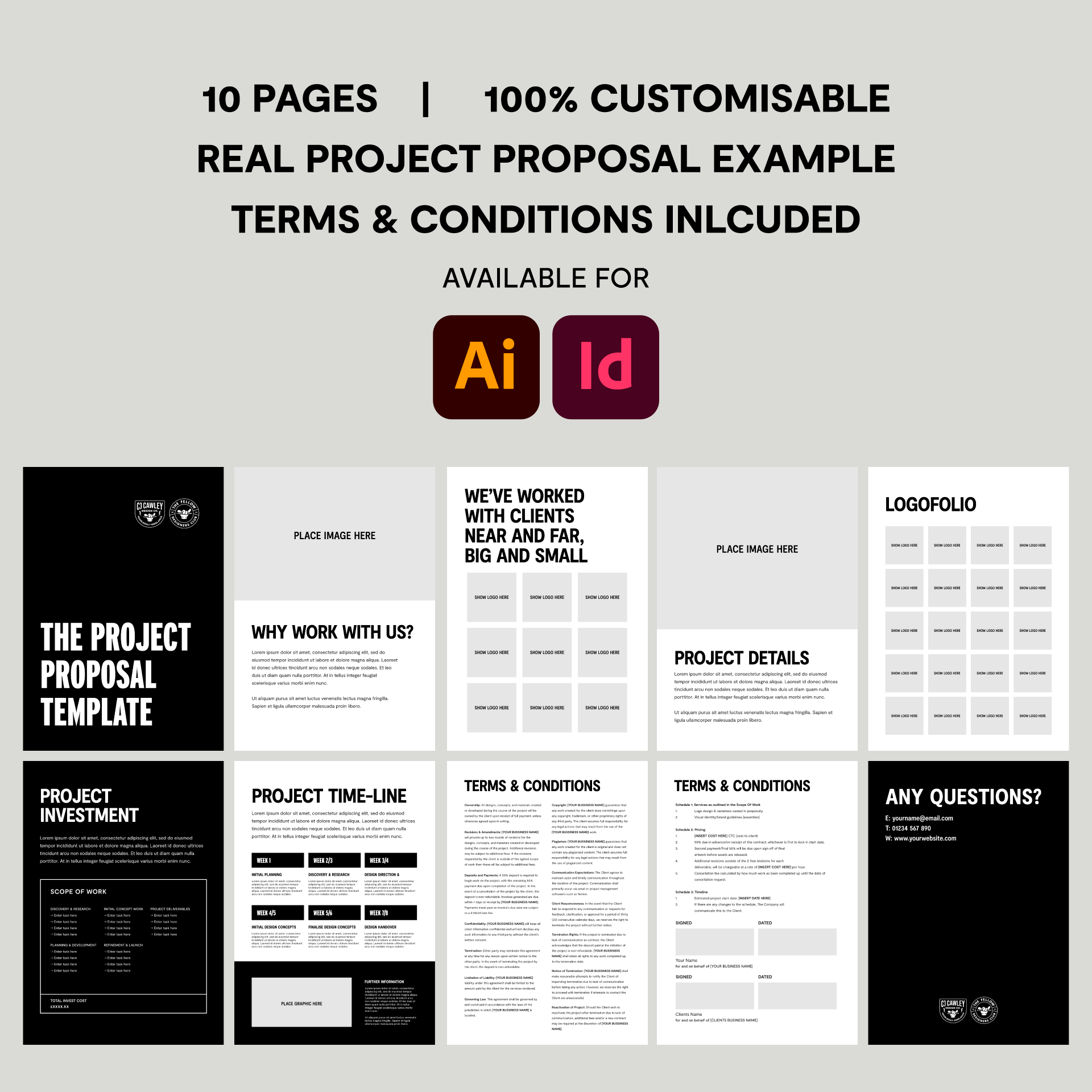 Project Proposal Templates Service Proposal Template ProjectManager